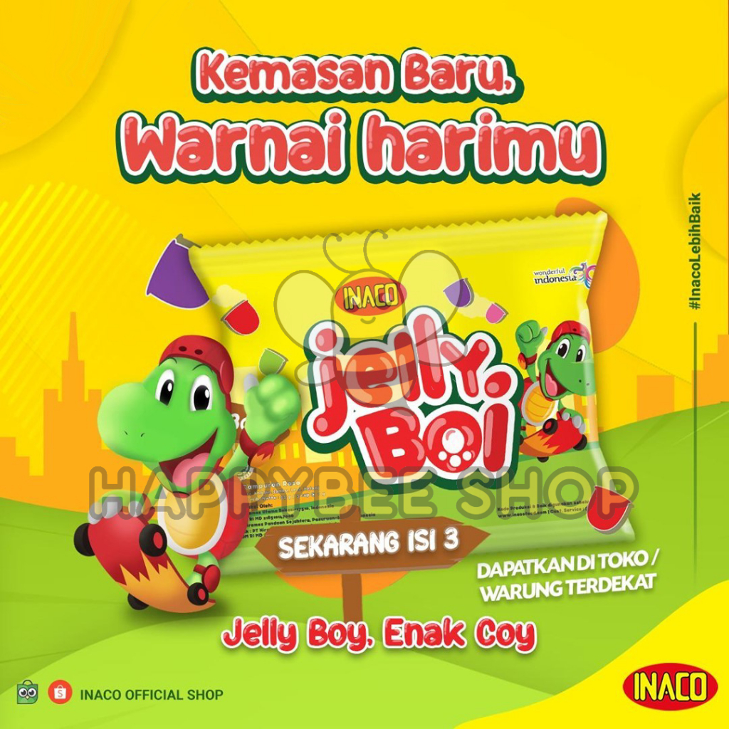 Jual Inaco Mini Jelly Boi 3 Cups 1 Renceng isi 10 Pcs | Shopee Indonesia