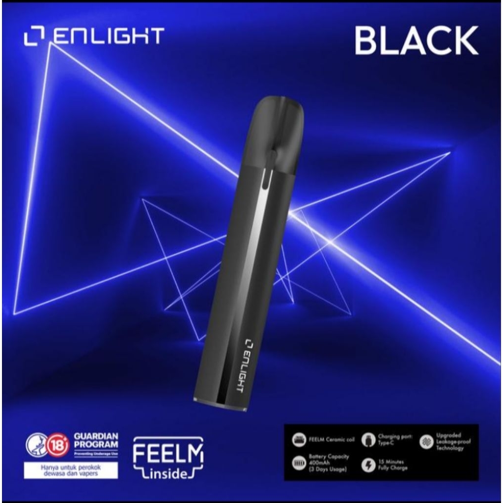 Jual ENLIGHT Device Black Bundle Pods Pro (Garansi Resmi id) | Shopee ...
