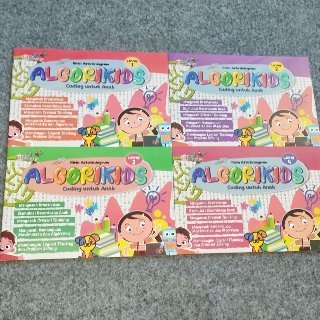 Jual BUKU CODING UNTUK ANAK - ALGORIKIDS - 4 BUKU [ISKA MEDIA UTAMA ...