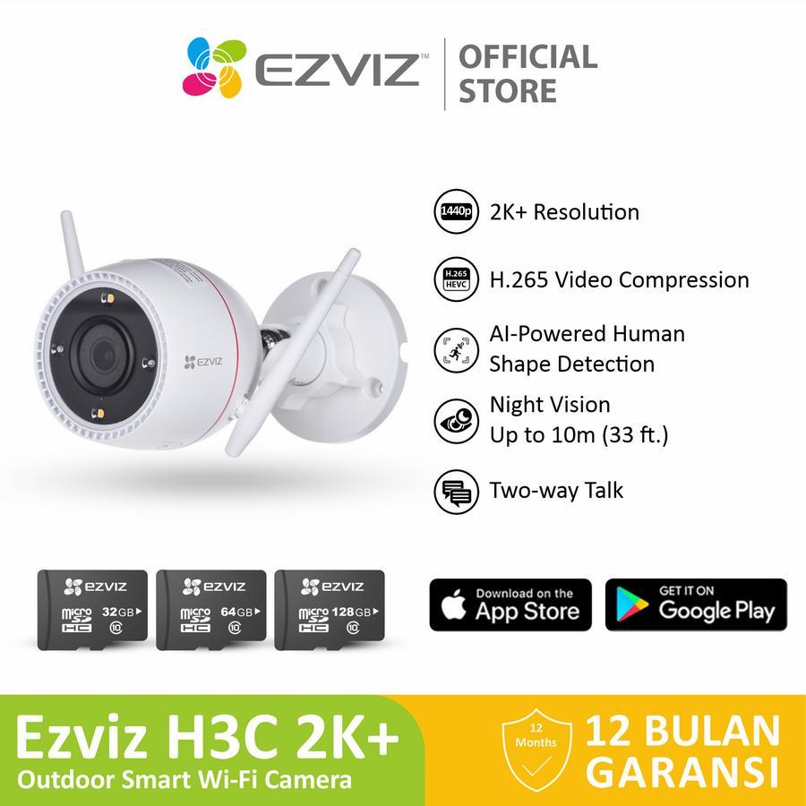 Jual Ezviz H3c 4MP 2K+ Smart IP Camera CCTV Outdoor | Shopee Indonesia
