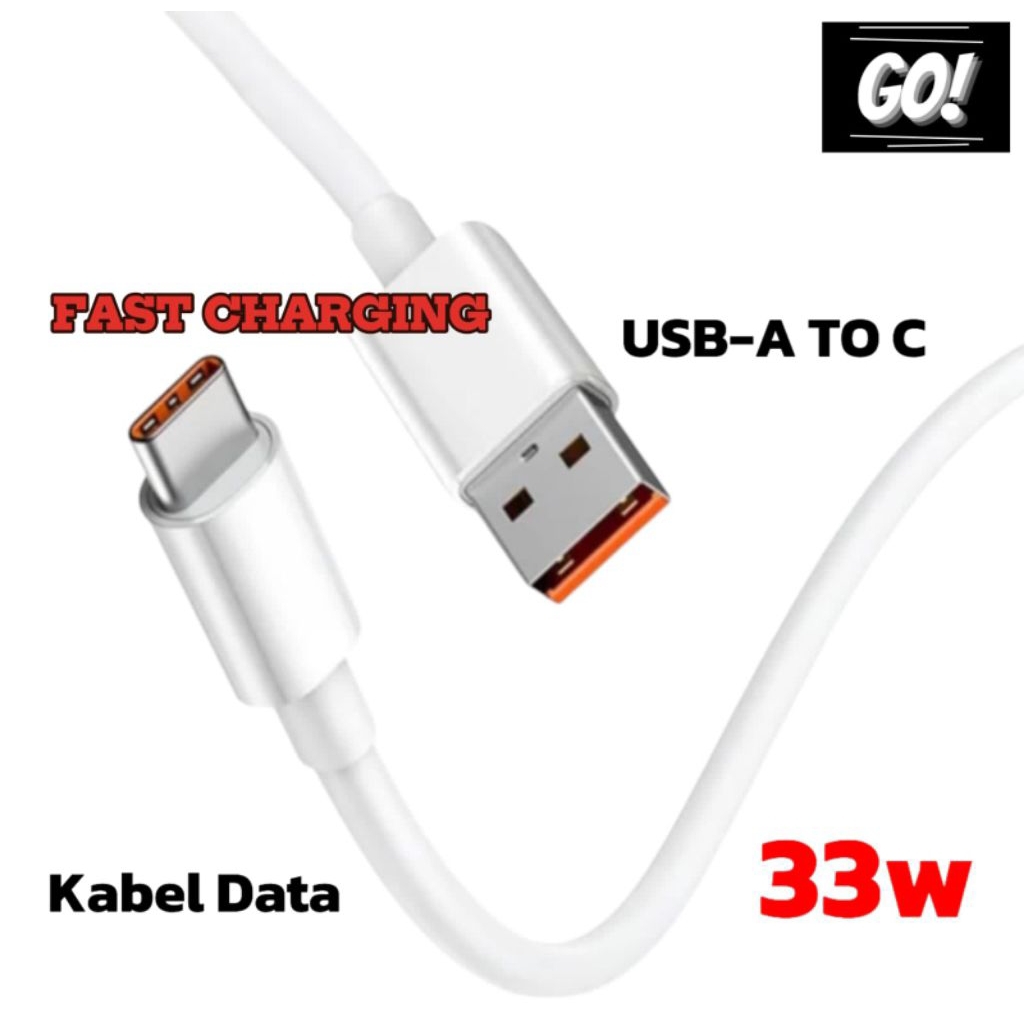 Jual Kabel Data REDMI 33w Fast Charging USB-A To C Kabel 1 Meter ...