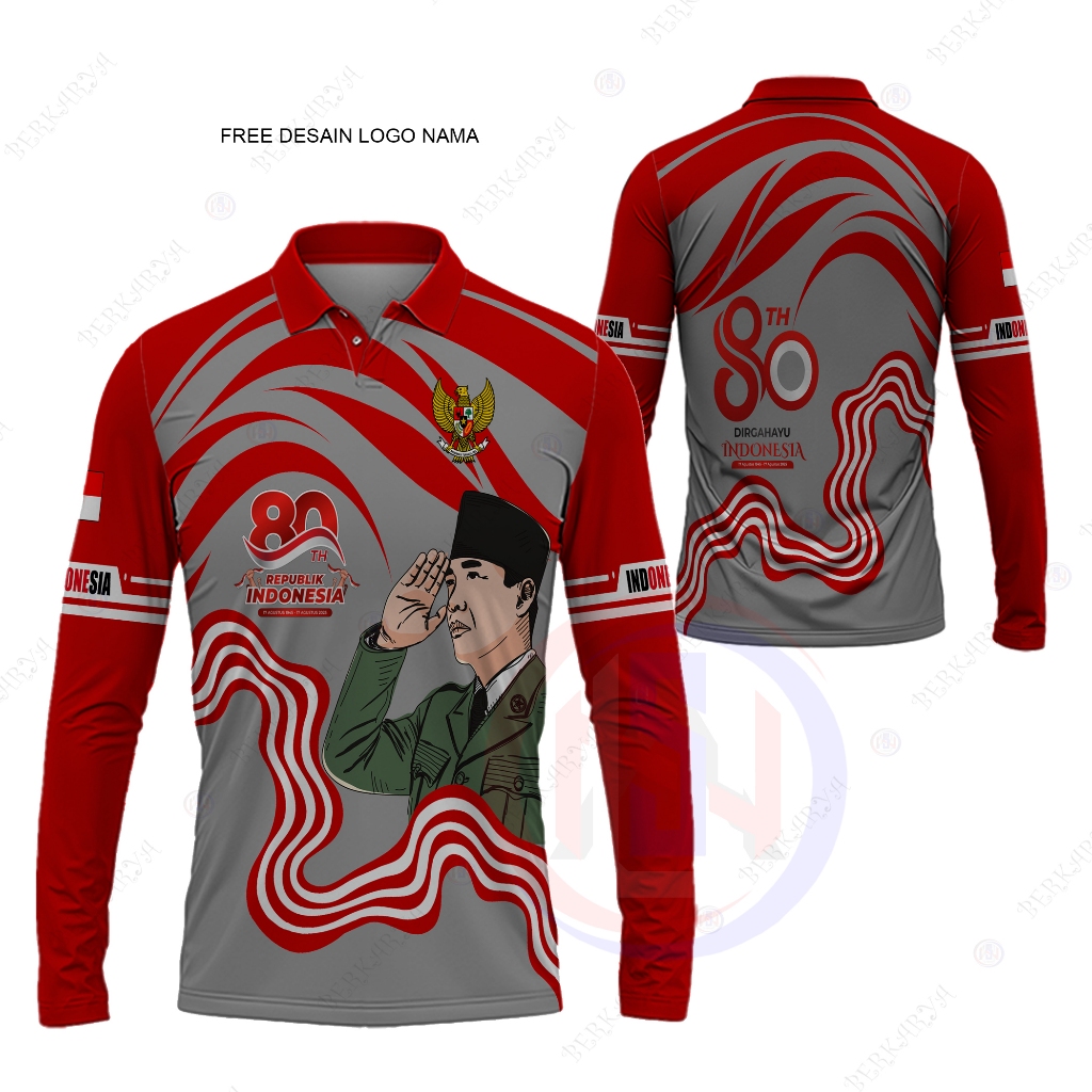 Jual Kaos Baju Jersey 17 Agustus 2025 Kemerdekaan Indonesia Hut RI Ke 80 Baju 17 Agustus ...