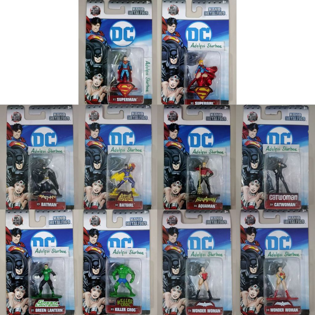 Jual nano metalfigs figurine dc 100% die-cast metal armored dc11 green ...