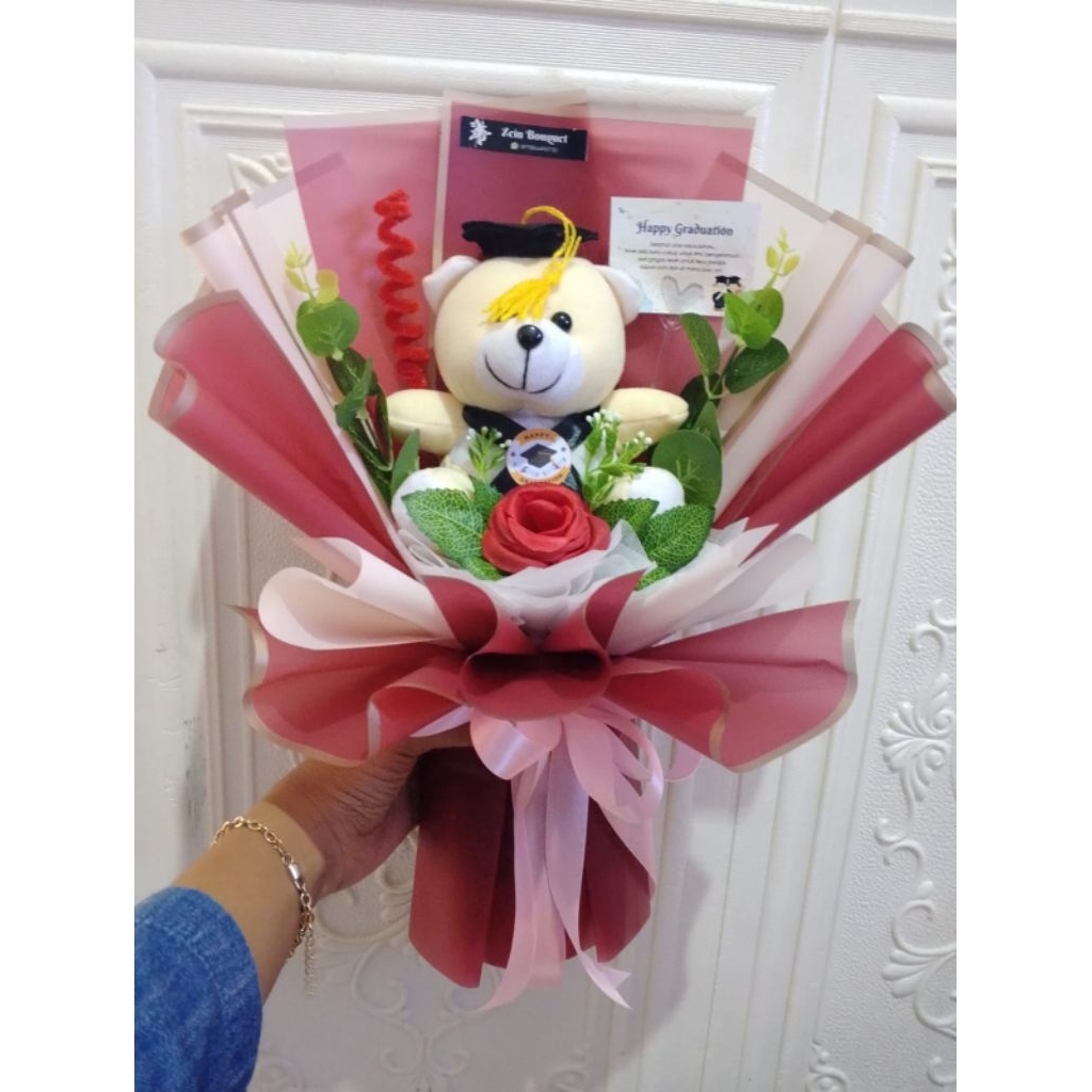 Jual BUKET WISUDA/BUKET BONEKA WISUDA | Shopee Indonesia