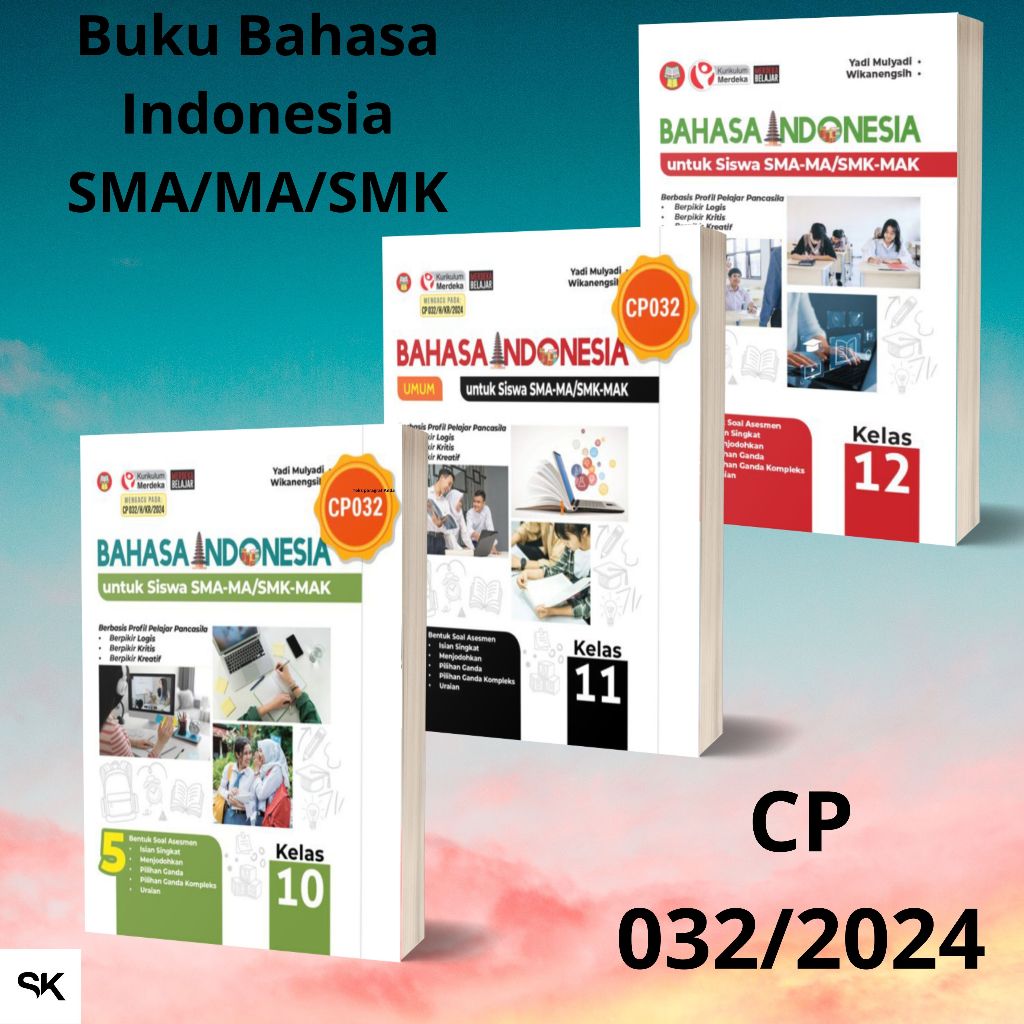 Jual Buku Bahasa Indonesia SMA/MA/SMK Kelas X/10/XI/11/XII/12 Kurikulum Merdeka | Shopee Indonesia
