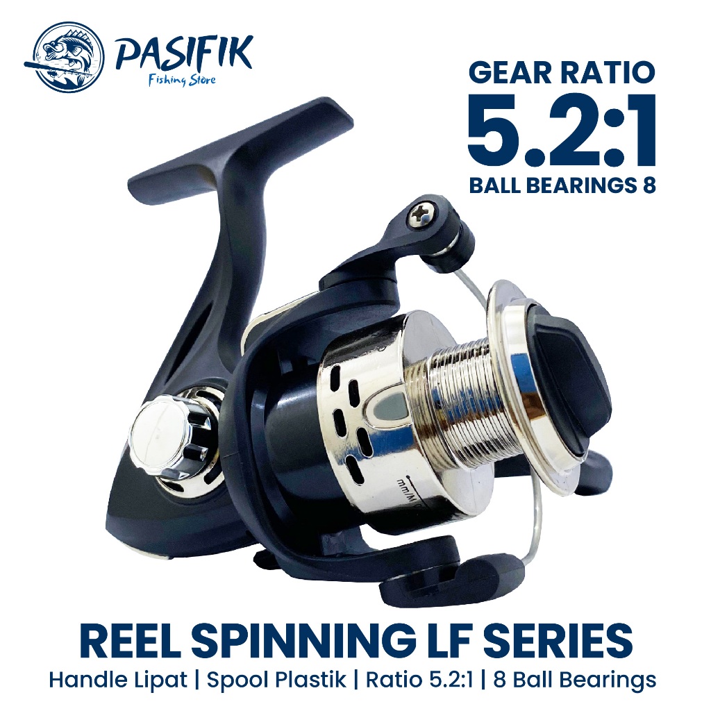 Jual Fishing Reel Pancing Series LF1500 Harper 8 Ball Bearings Fishing ...