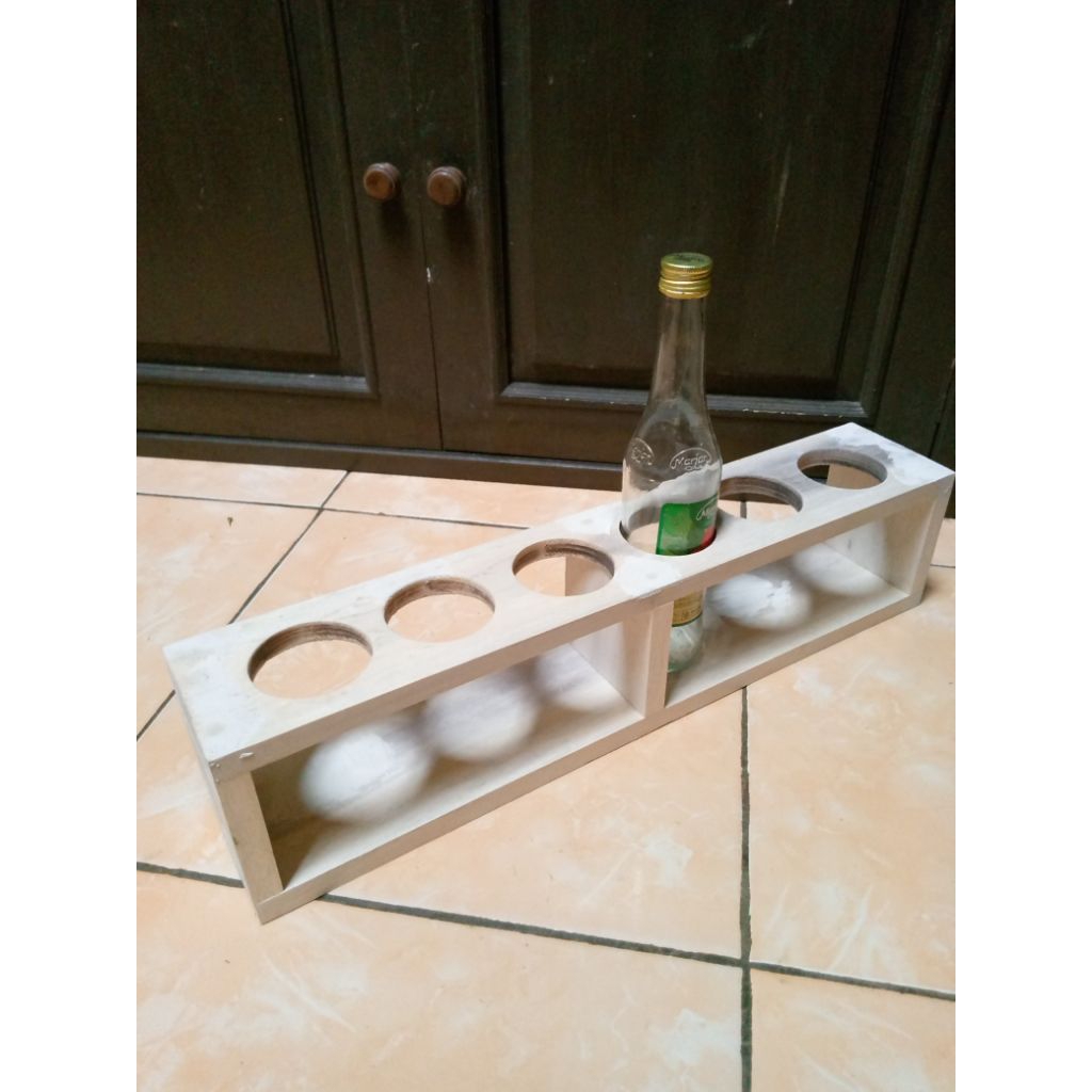 Jual tempat botol/ wadah penyimpanan botol 6 lubang | Shopee Indonesia