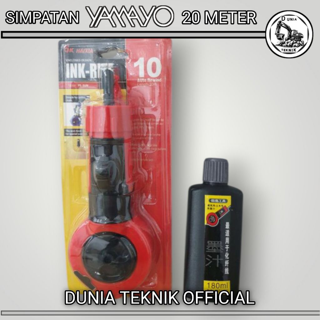 Jual Alat Ukur Sipatan Lot Yamayo Original 20 Meter Marking Tools SET ...