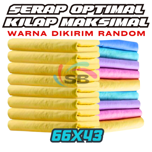 Jual Kanebo Jumbo 66x43 Tebal Daya Serap Tinggi Kanebo Motor Kanebo ...