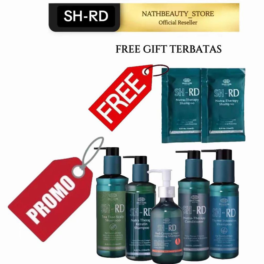 Jual SHRD | SH-RD Shampoo Collagen Thyme Tea Tree Scalp Anti Ketombe ...