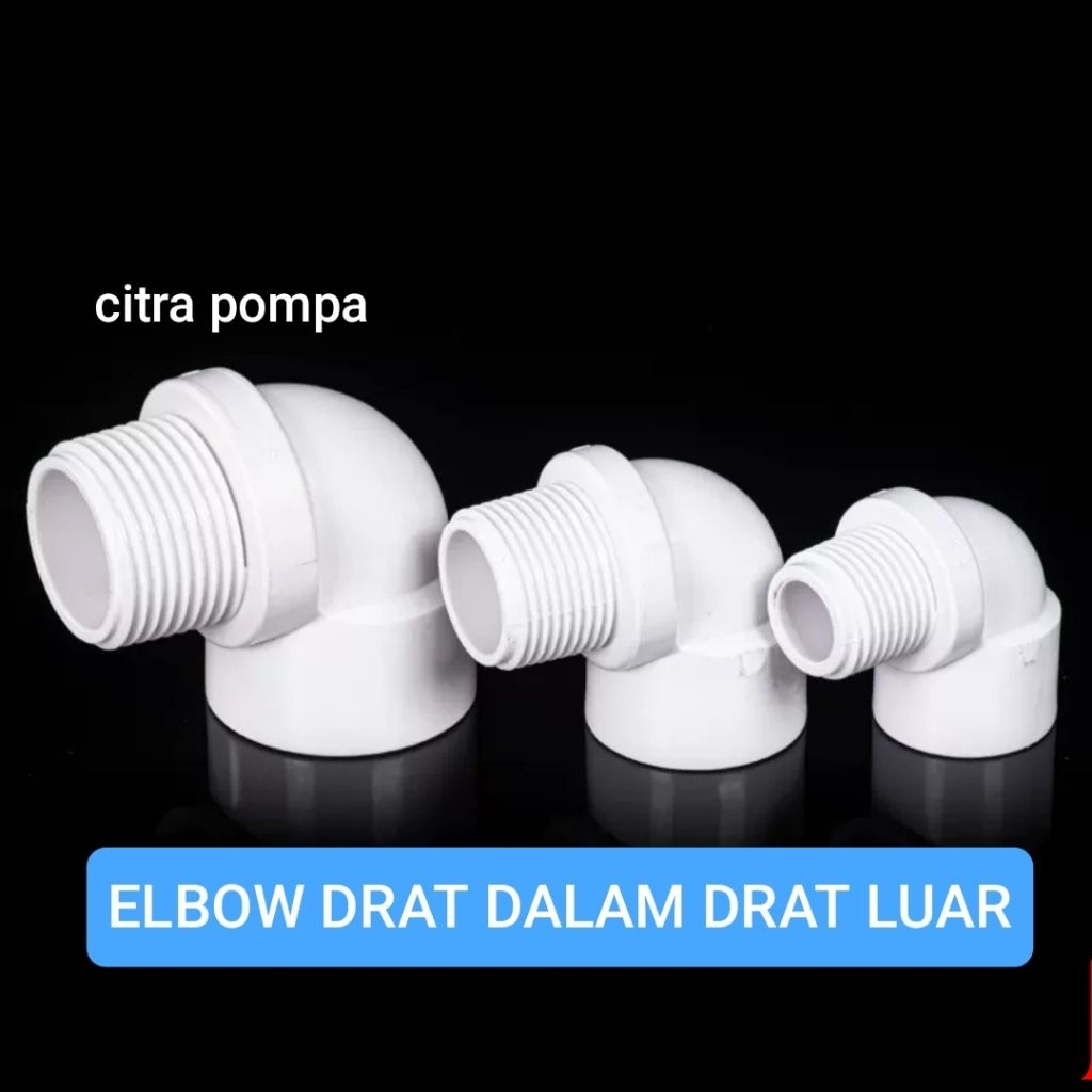 Jual ELBOW DRAT DALAM DRAT LUAR Bahan PVC | Shopee Indonesia