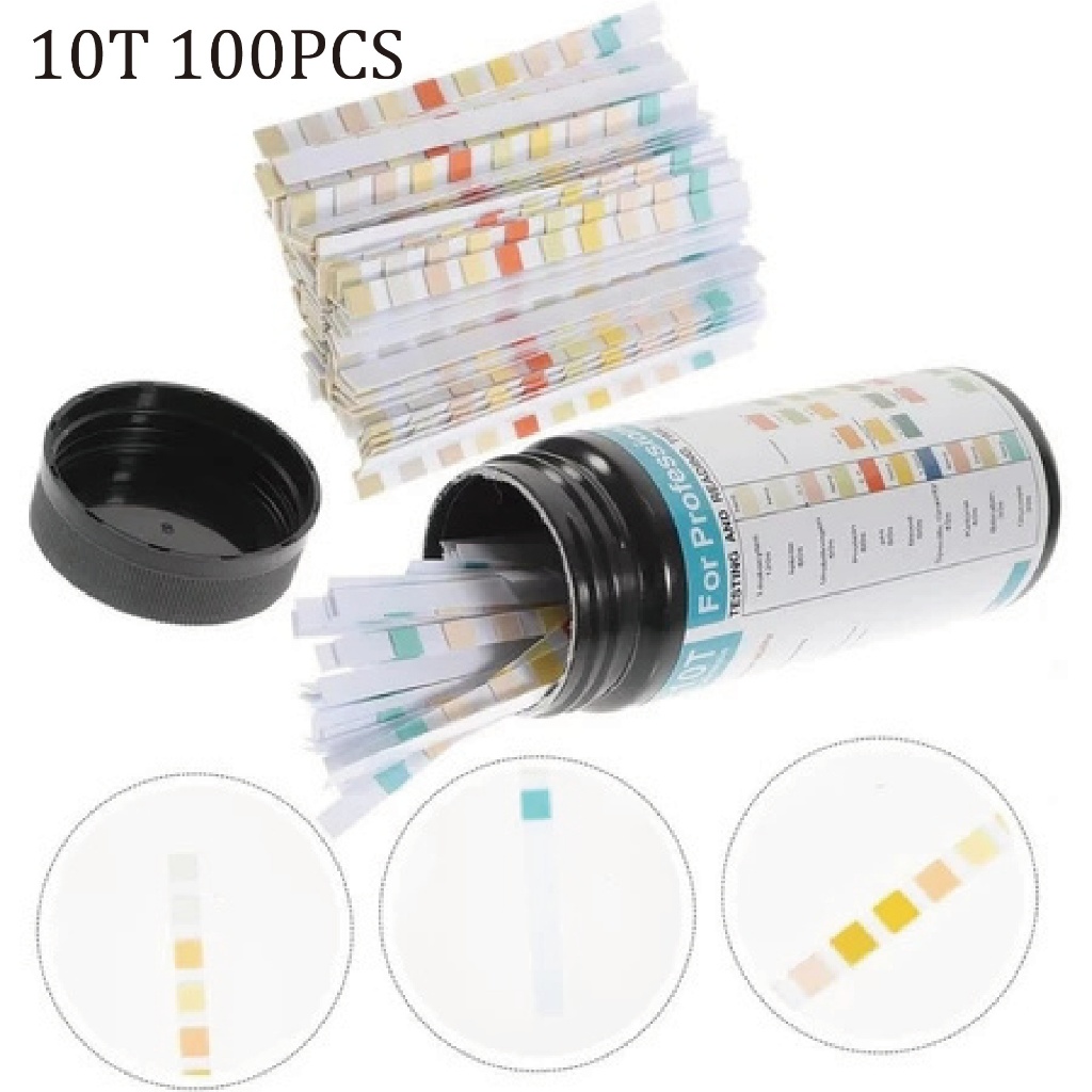 Jual Alat Tes Urine 100Pcs Urine Test Strips Urinalysis Reagent Test ...