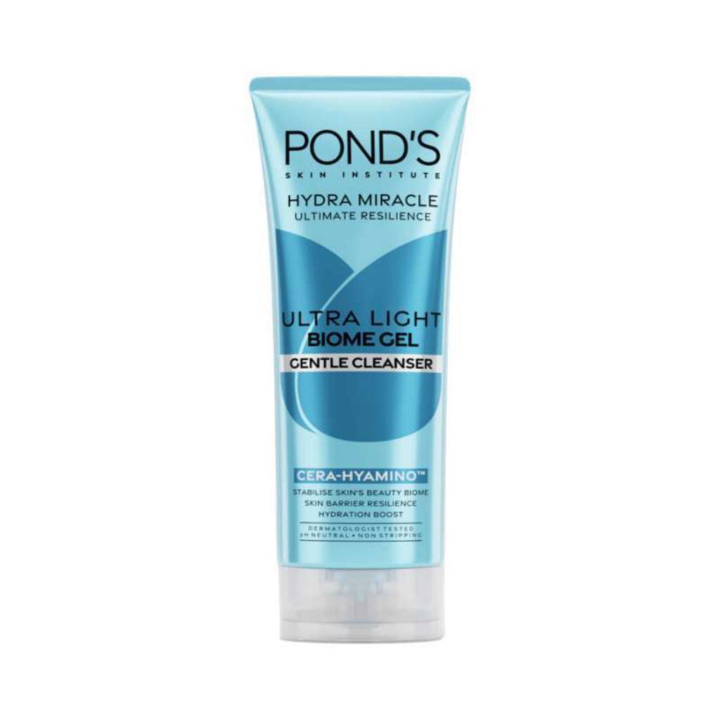 Jual PONDS HYDRA MIRACLE ULTRA LIGHT BIOME GEL GENTLE CLEANSER 90g | Shopee Indonesia