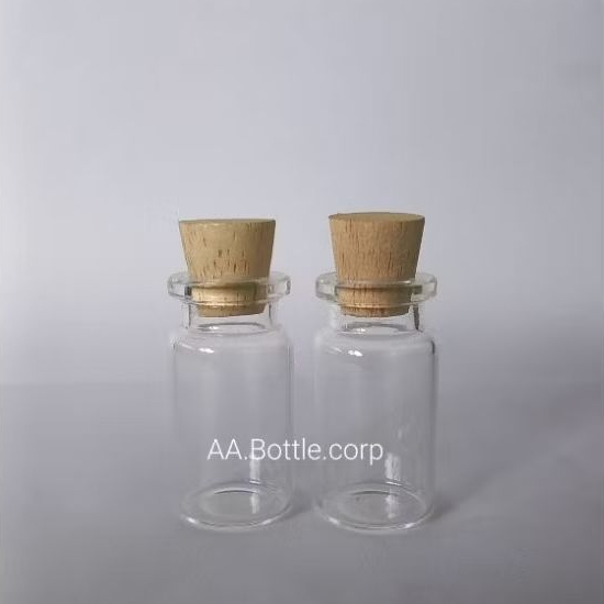 Jual Botol kaca 5ml tutup kayu | Shopee Indonesia