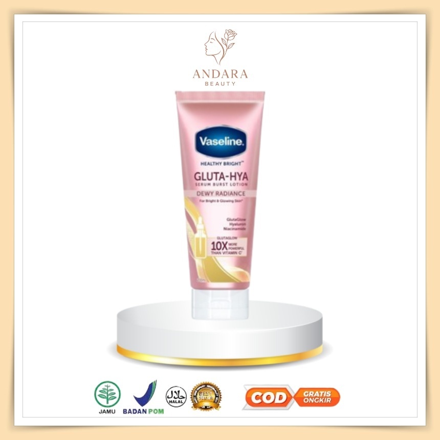 Jual VASELINE GLUTA HYA DEWY RADIANCE 200ML | Shopee Indonesia