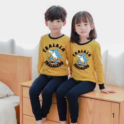 Jual Dealshop Baju Tidur Anak Untuk Umur 1 - 10 Tahun Motif Tralara ...