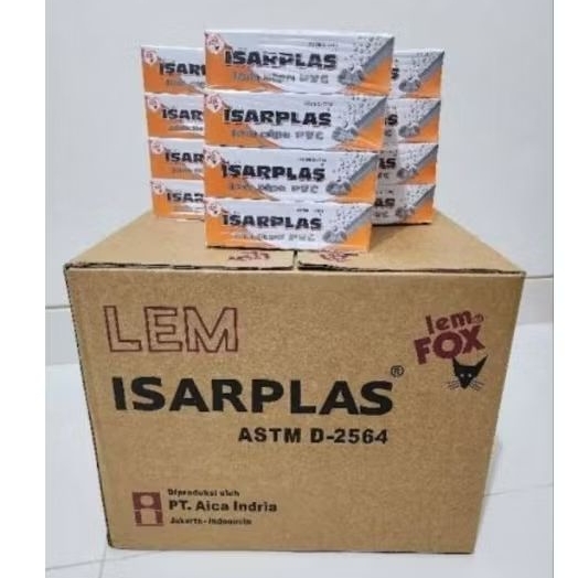 Jual LEM PVC ISARPLAST 40 gram perslop (12 pcs) | Shopee Indonesia