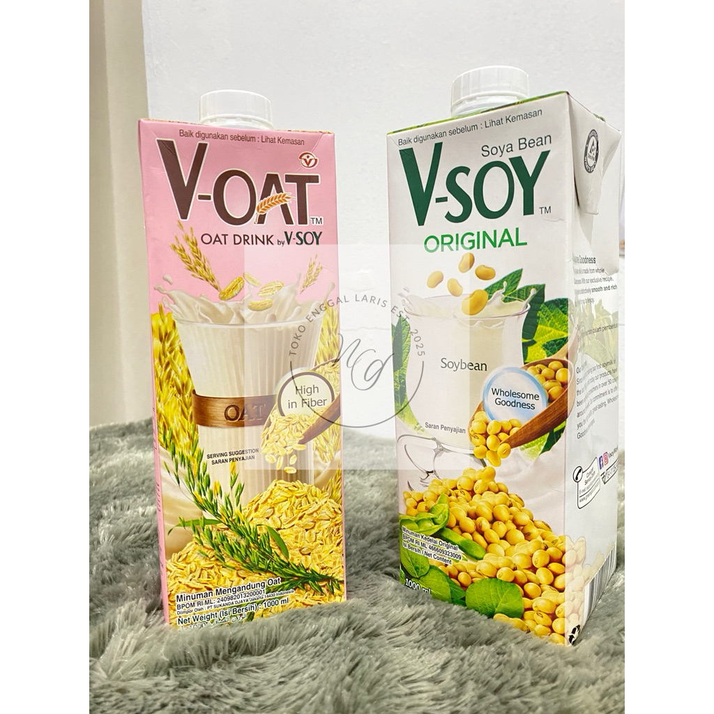 Jual V-Soy 1000ml MURAHH– Susu Kedelai Premium, Siap Minum (PACKAGING ...