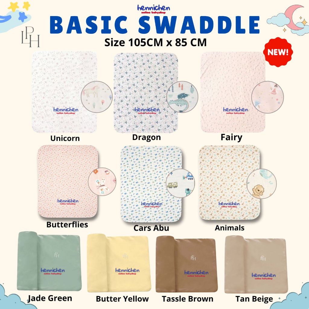 Jual 1 Pcs Little Palmerhaus Baby Basic Swaddle / Snuggle Swaddle ...