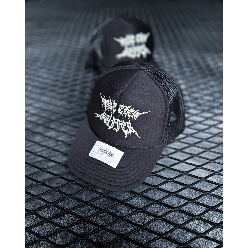 Jual Official Make Them Suffer - Logo Trucker Cap | Shopee Indonesia