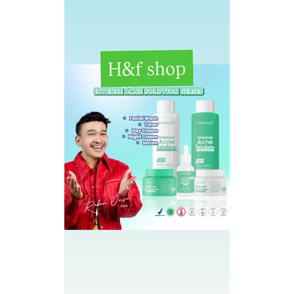 Jual PAKET ANIMATE X RUBEN ONSU ACNE FIGHTER (Animate Intense Acne ...