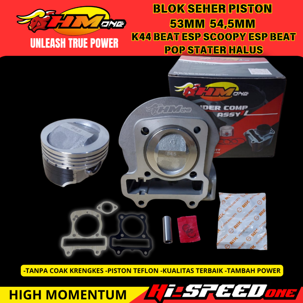 Jual blok seher bore up beat esp 53mm 54.5mm HMone beat k44 scoopy esp beat street 2015 2019 ...