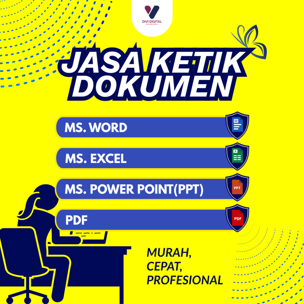 Jual Jasa Ketik Express | Ketik Dokumen | Surat | Soal | Rapihkan Dokumen dll (File Word, Excel ...