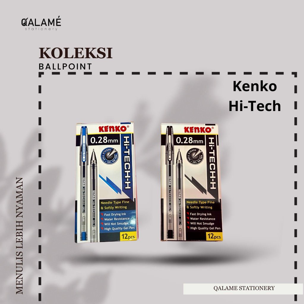 Jual Ballpoint/Pulpen Gell Kenko Hi-Tech | Shopee Indonesia