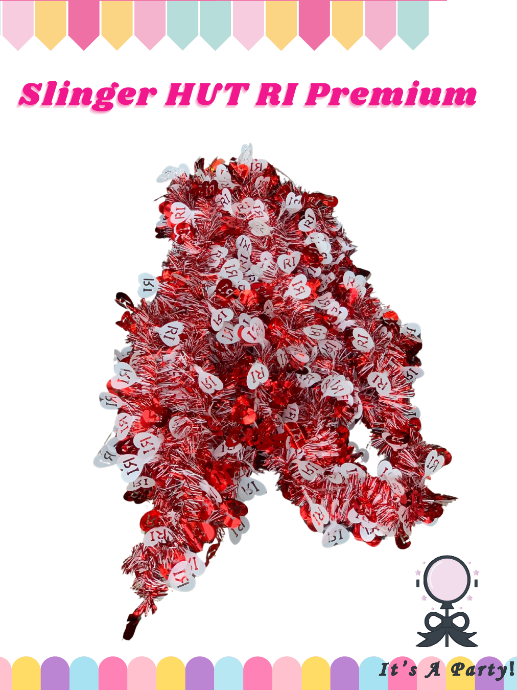 Jual [ 2 METER ]SLINGER RUMBAI BENDERA MERAH PUTIH 17 AGUSTUS Hiasan ...