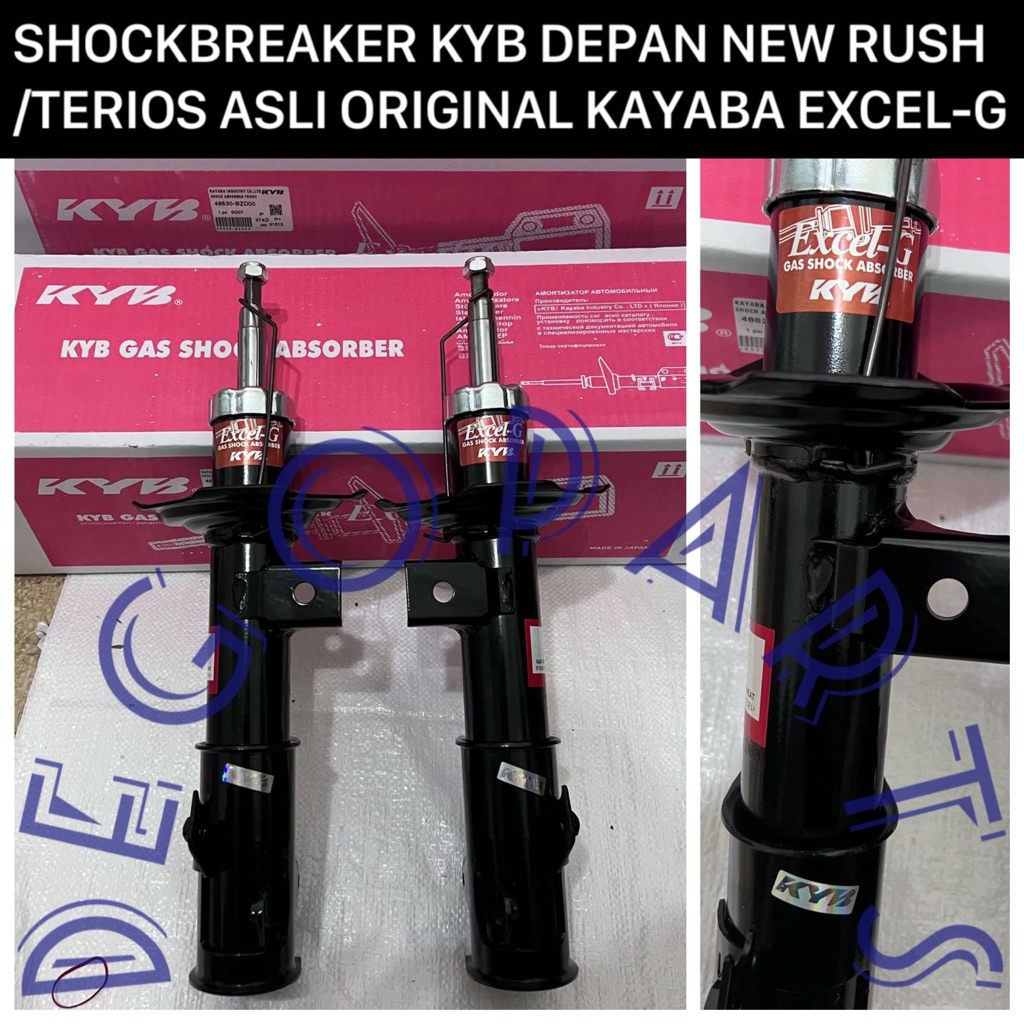 Jual SHOCKBREAKER SHOCK KYB DEPAN ALL NEW RUSH / TERIOS 2018 UP ASLI ORIGINAL KAYABA EXCEL-G ...
