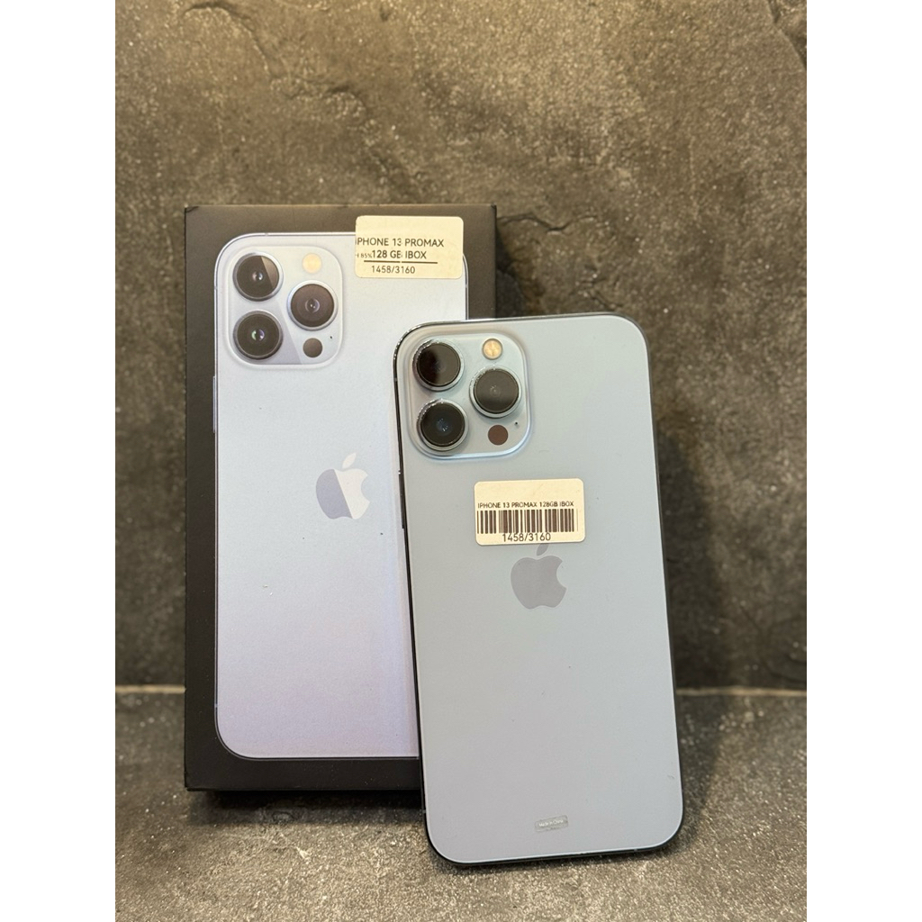 Jual IPHONE 13 PROMAX 128GB SECOND IBOX RESMI | Shopee Indonesia