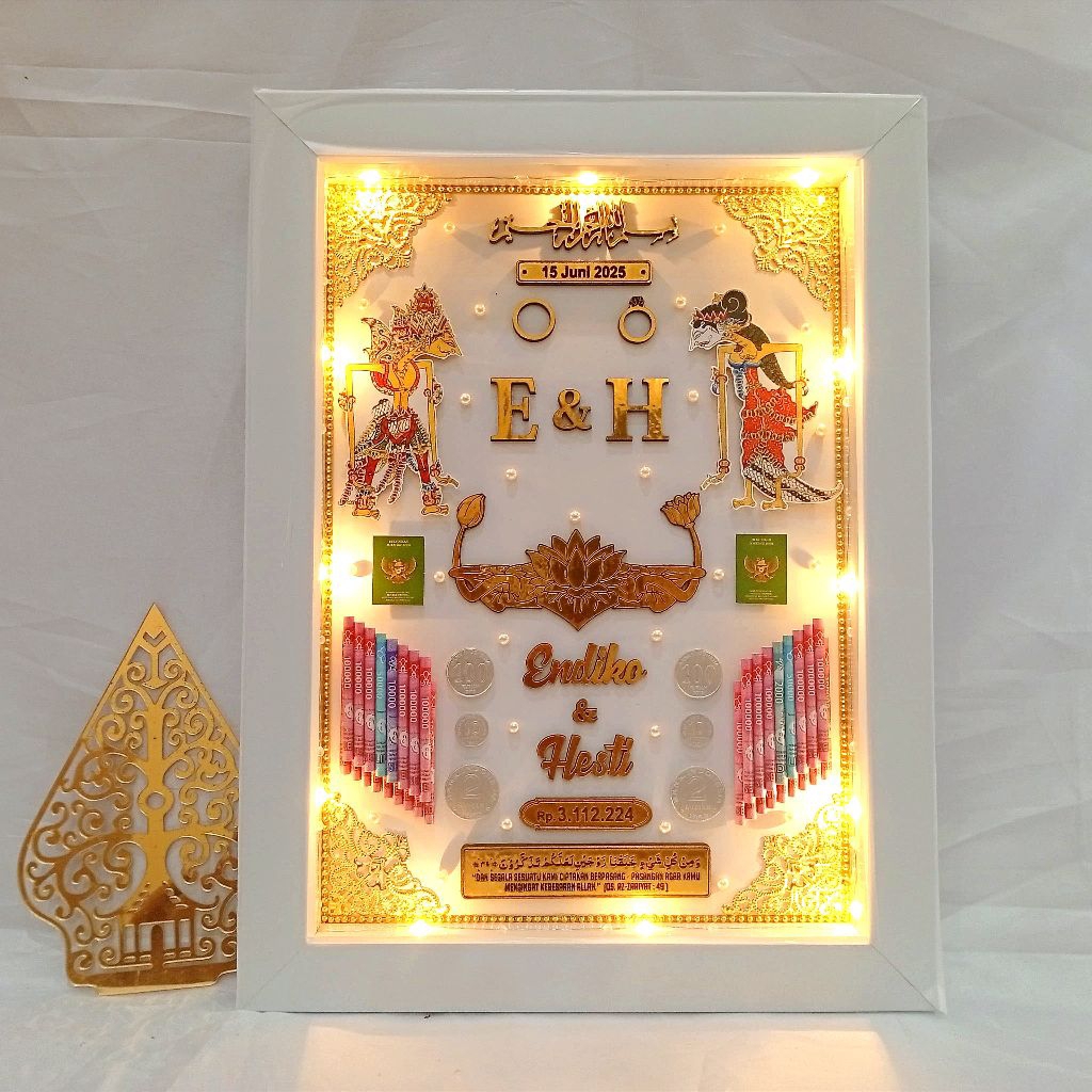 Jual Mahar Pernikahan Terate / Mahar Wayang / Mahar Pernikahan Emas ...