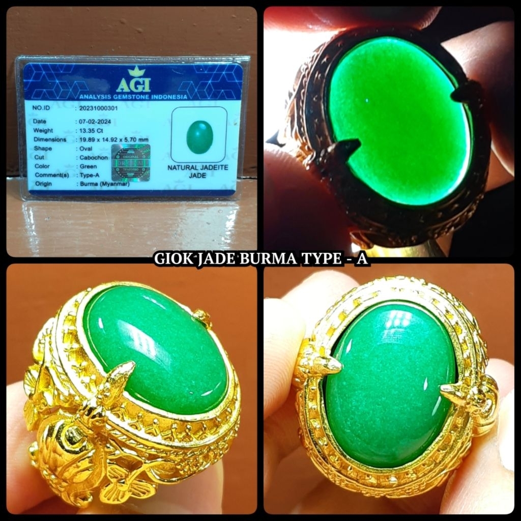 Jual natural batu akik giok jade asli burma ( myanmar ) | Shopee Indonesia