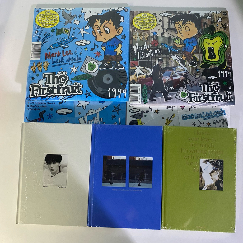 Jual Ready Stock Mark Lee 1st Album The FirstFruit Photobook Square ...