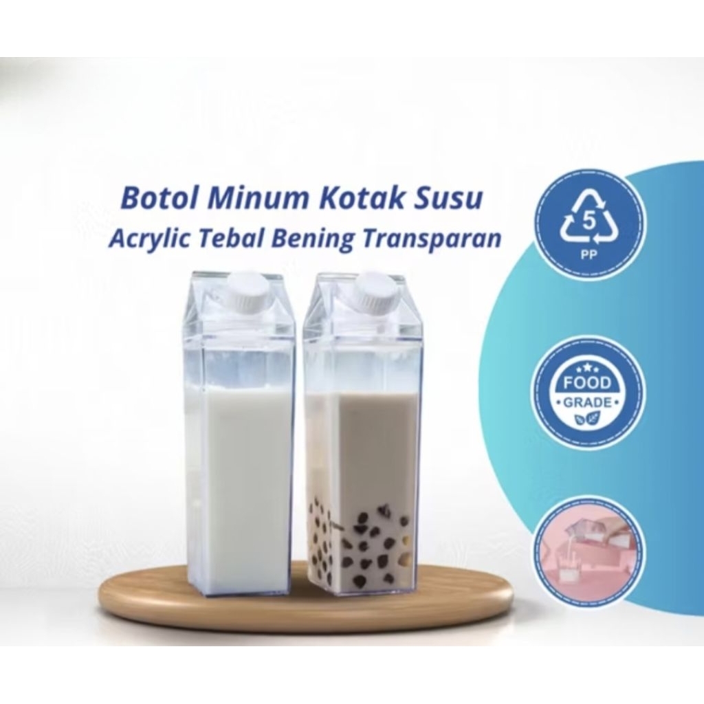 Jual MARKED SHOP | BOTOL AKRILIK SUSU,JUS,MINUMAN DENGAN AKRILIK TEBAL ...