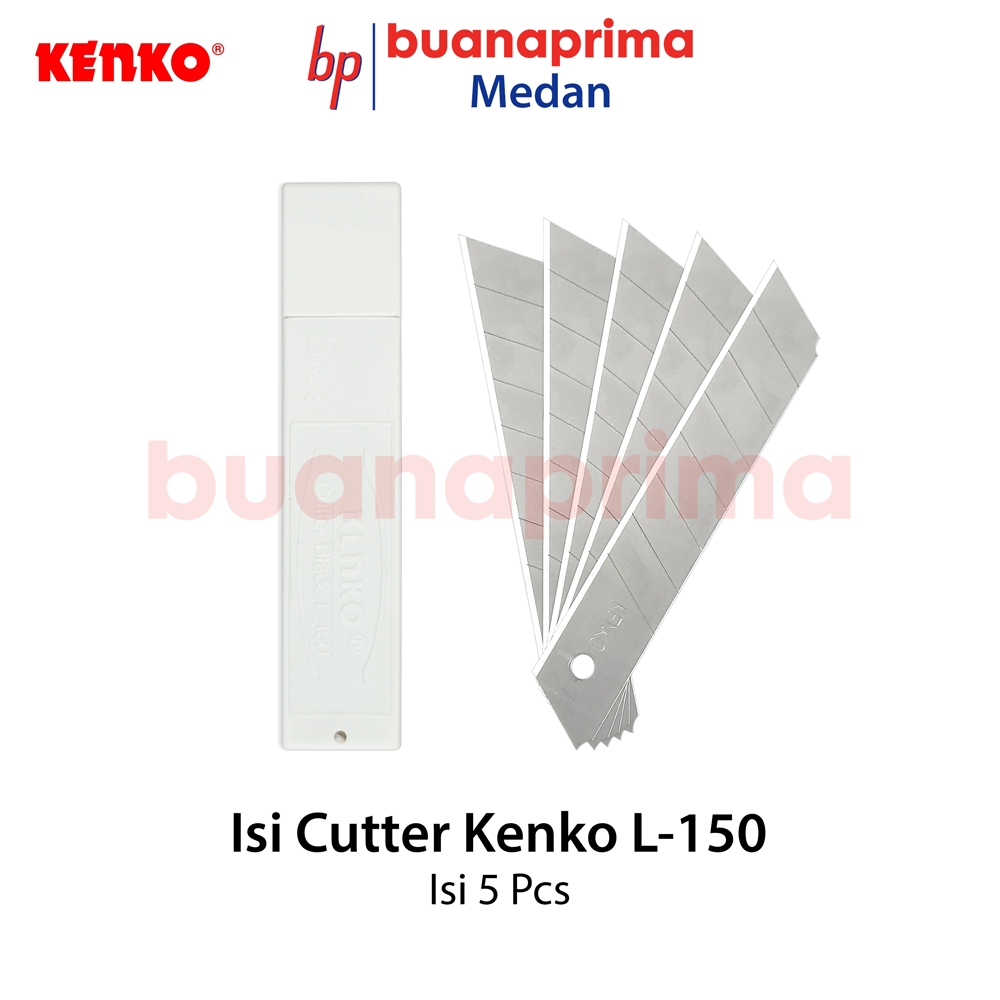 Jual ISI CUTTER KENKO L-150 Per Tube Isi 5 Pcs Refill Untuk L-500 Anak ...