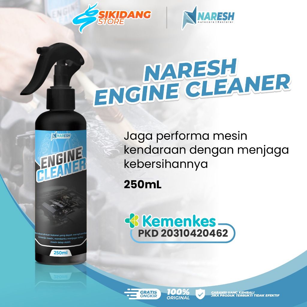 Jual Naresh Pembersih Mesin Ampuh untuk penghilang kerak, noda oli pada untuk Mobil dan Motor ...