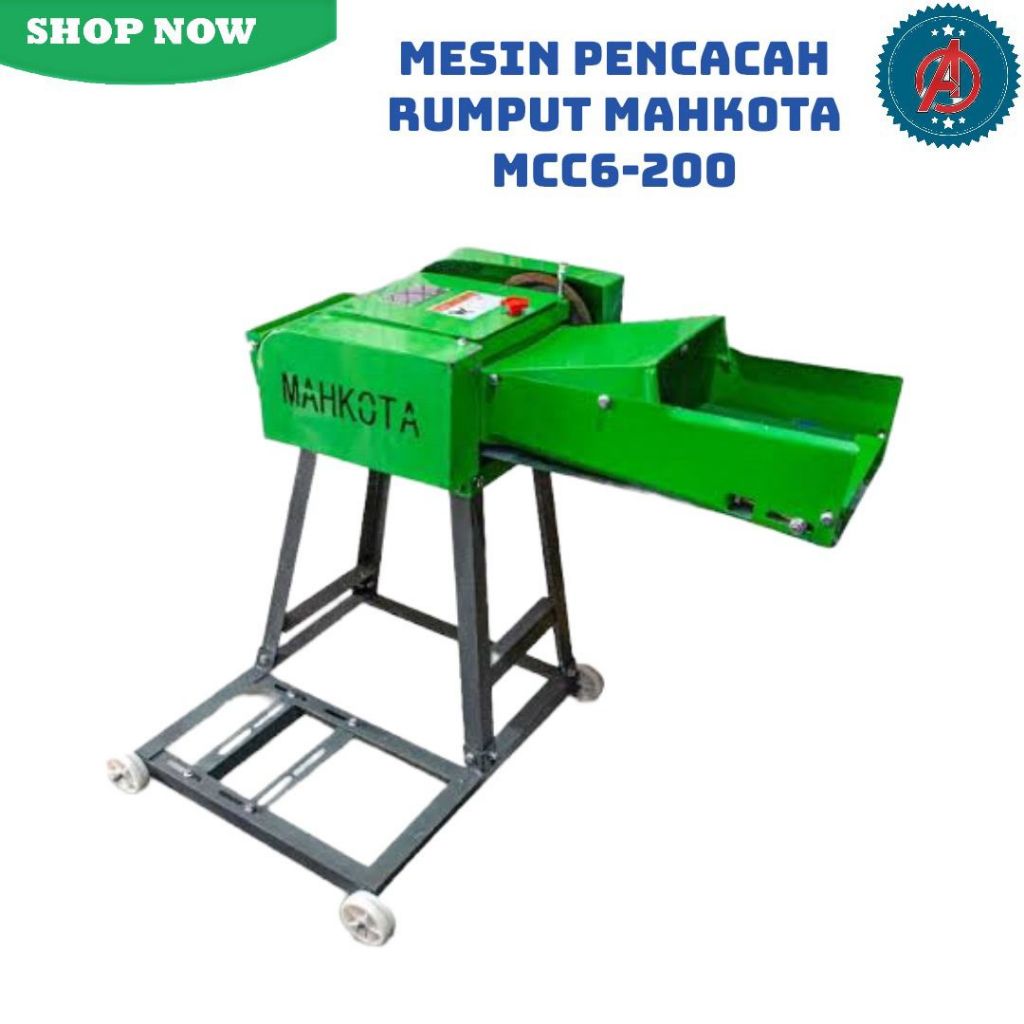 Jual Mesin Pencacah Rumput dan Dahan Kayu Mahkota MCC6-200. | Shopee ...