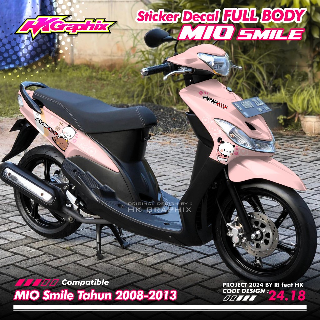 Jual COD Decal Sticker Mio Smile Mio Sporty Full Body 2008 2009 2010 ...