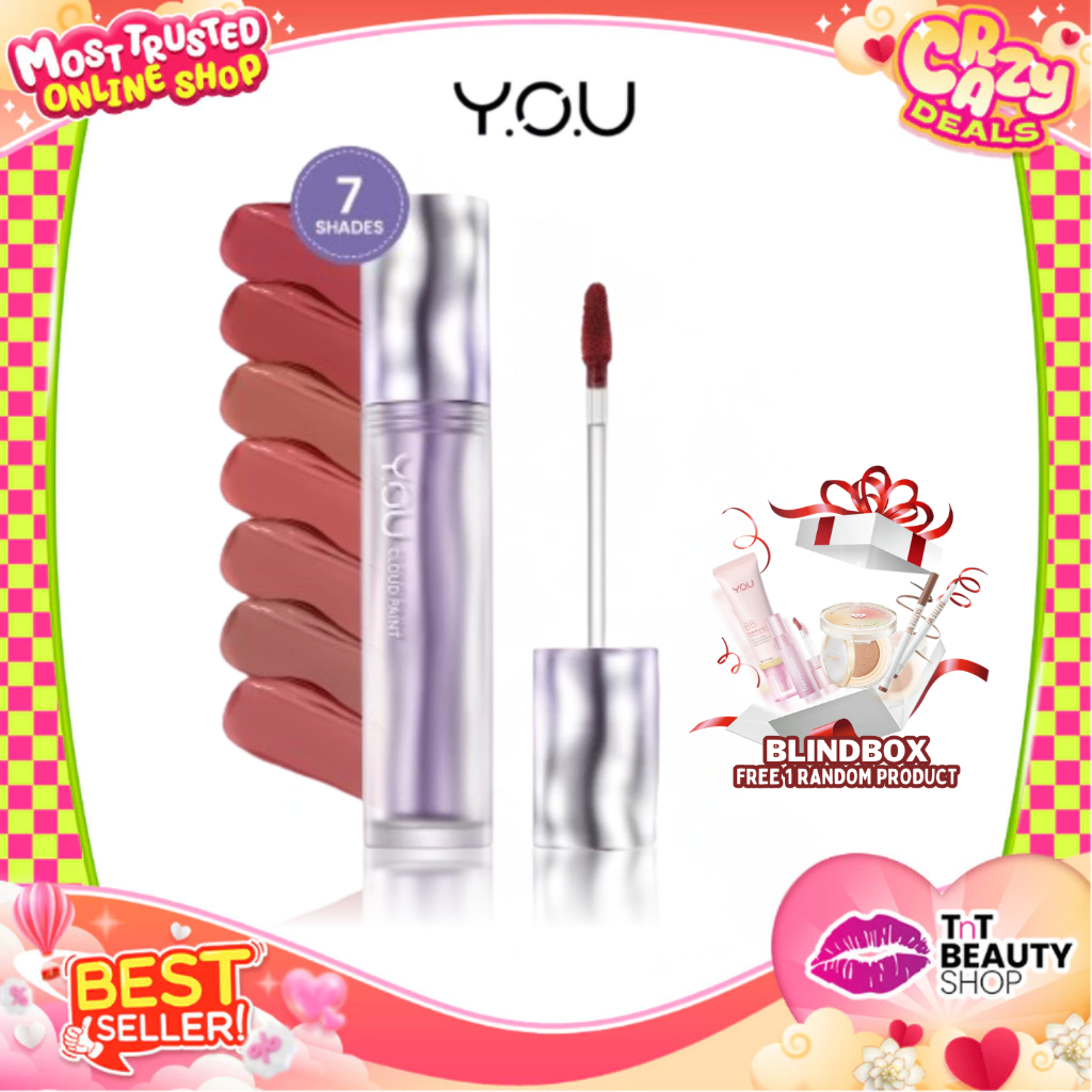 Jual Y.O.U Cloud Paint Matte Lasting Lip Cream Lip Cream Matte Lip ...