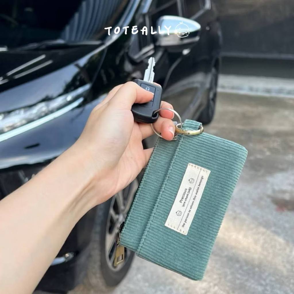 Jual Toteally Precious Wallet | Dompet Mini Corduroy | Card & Key ...
