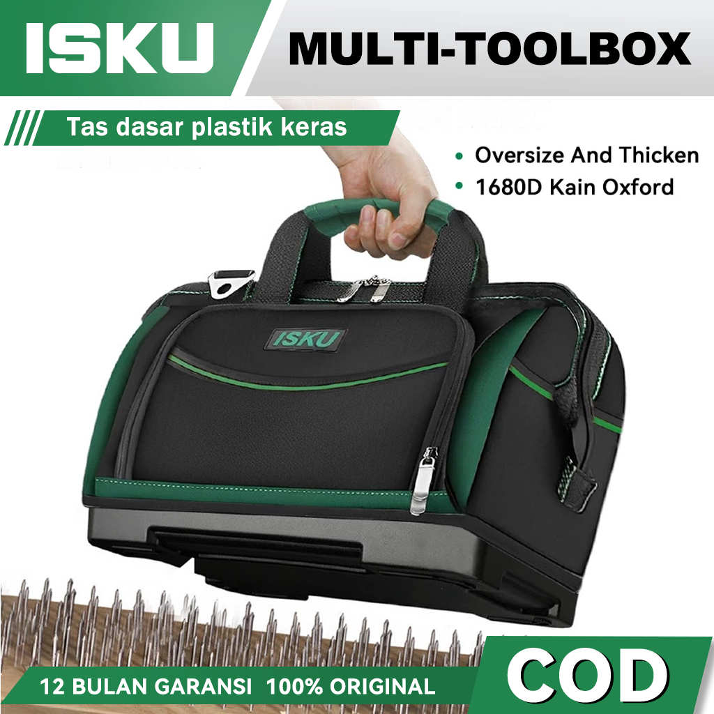 Jual Tool Bag 15 - 20 Inch Kain Oxford Tebal Tas Alat Perkakas Kuat Tas ...