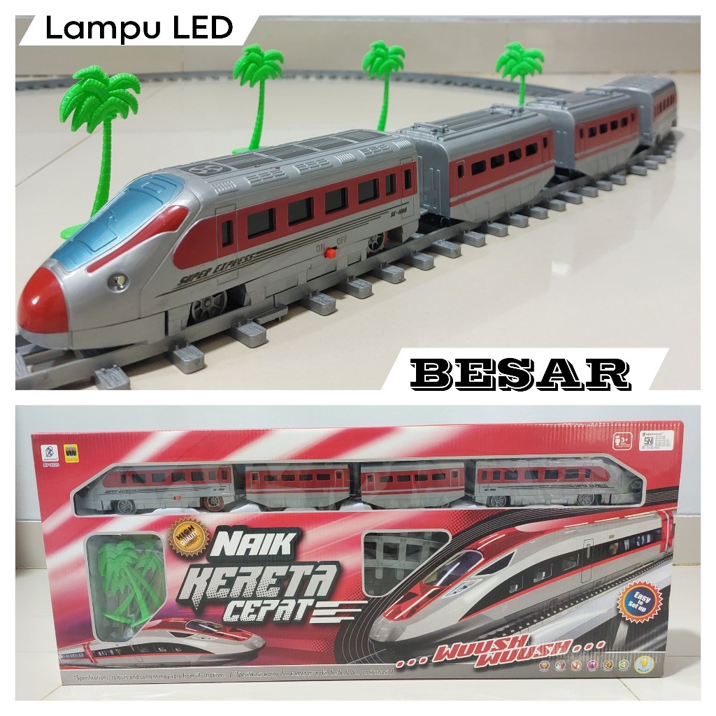 Jual Mainan Kereta Api kereta Kereta Cepat Whoosh Light Rapid Transit Electric Train BP9921 ...