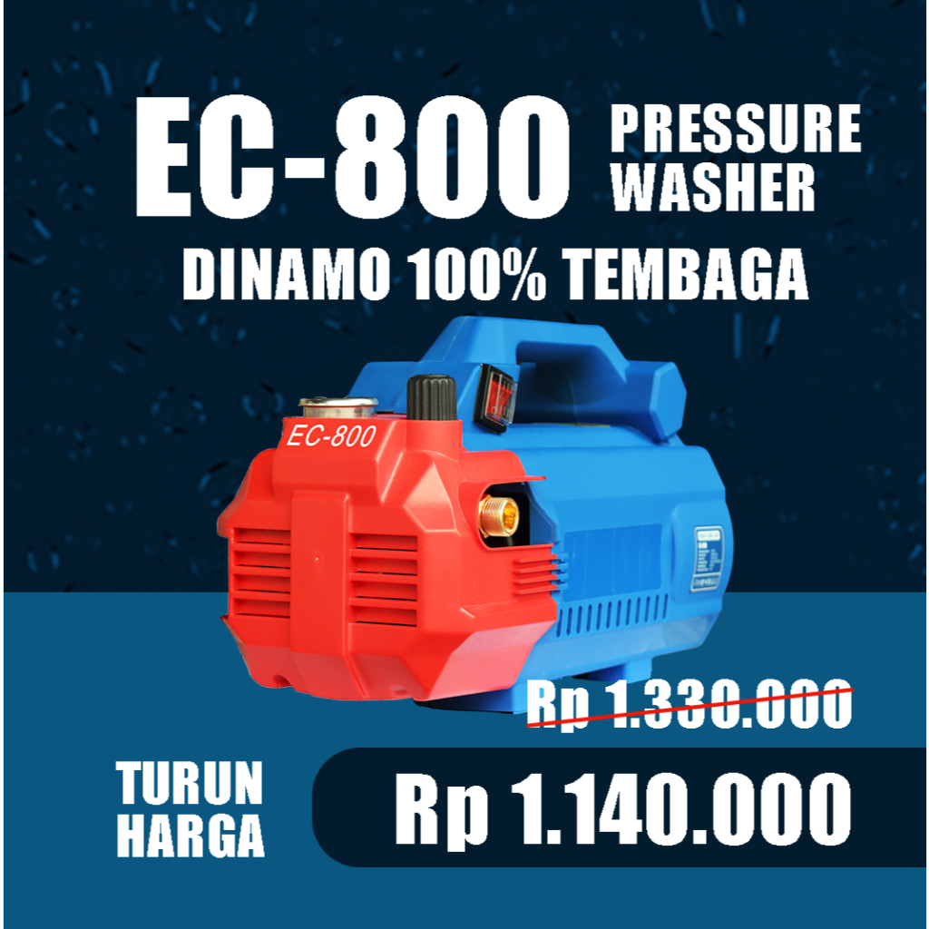 Jual ENERGYCUBE PRESSURE WASHER EC-800 MESIN CUCI STEAM | Shopee Indonesia