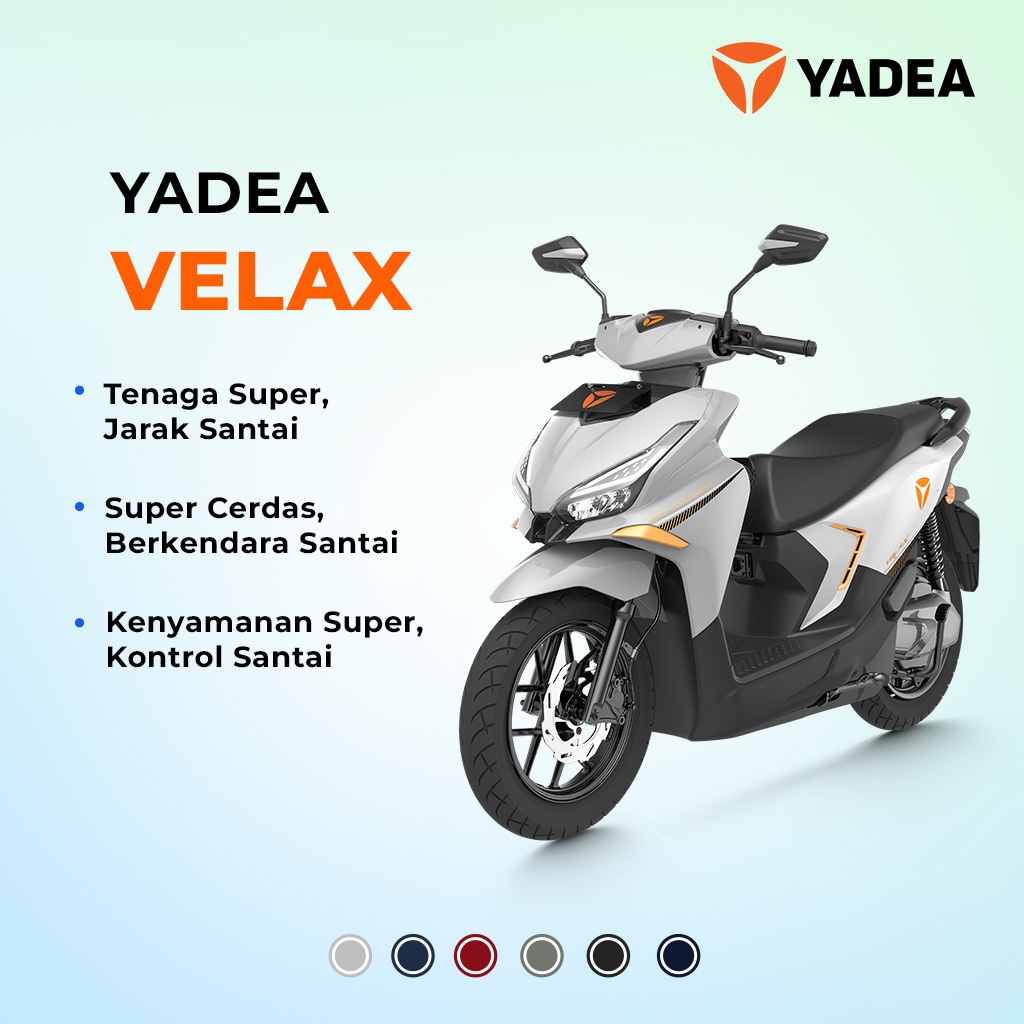 Jual Yadea Velax U Motor Listrik Electric Vehicle EV 3000W Garansi 3 ...