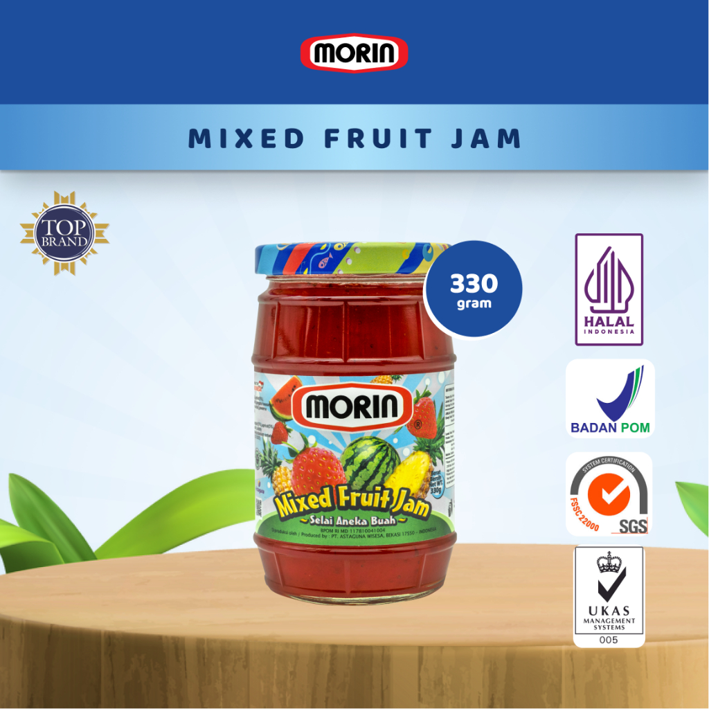 Jual Morin Selai Mixed Fruit 330 Gr - Selai Buah | Shopee Indonesia