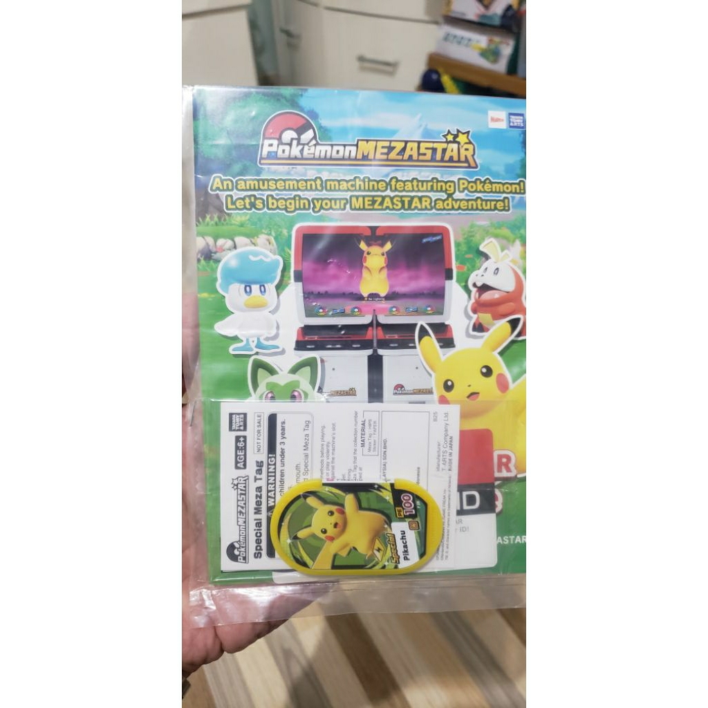 Jual Pokemon Mezastar Mezastag Special Pikachu Z Move | Shopee Indonesia