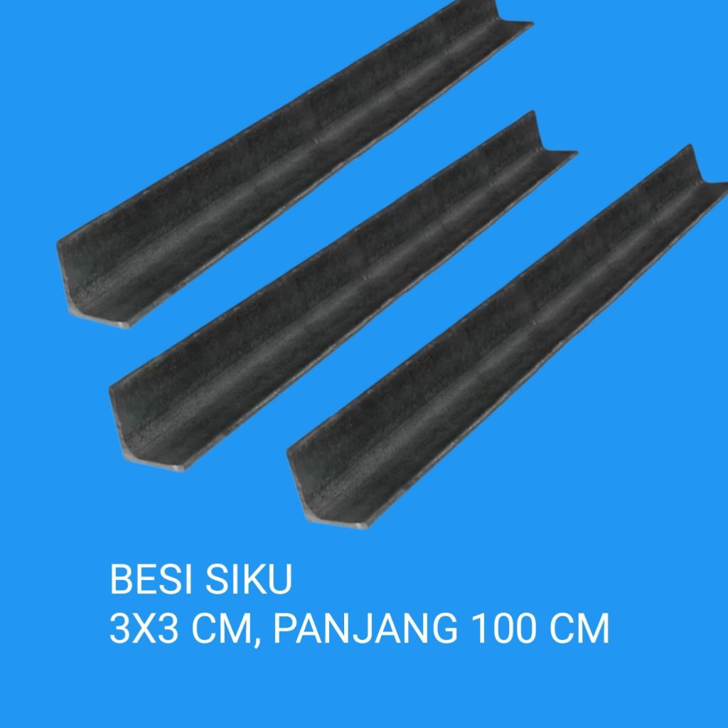 Jual Besi Siku 3x3 Panjang 100Cm | Shopee Indonesia