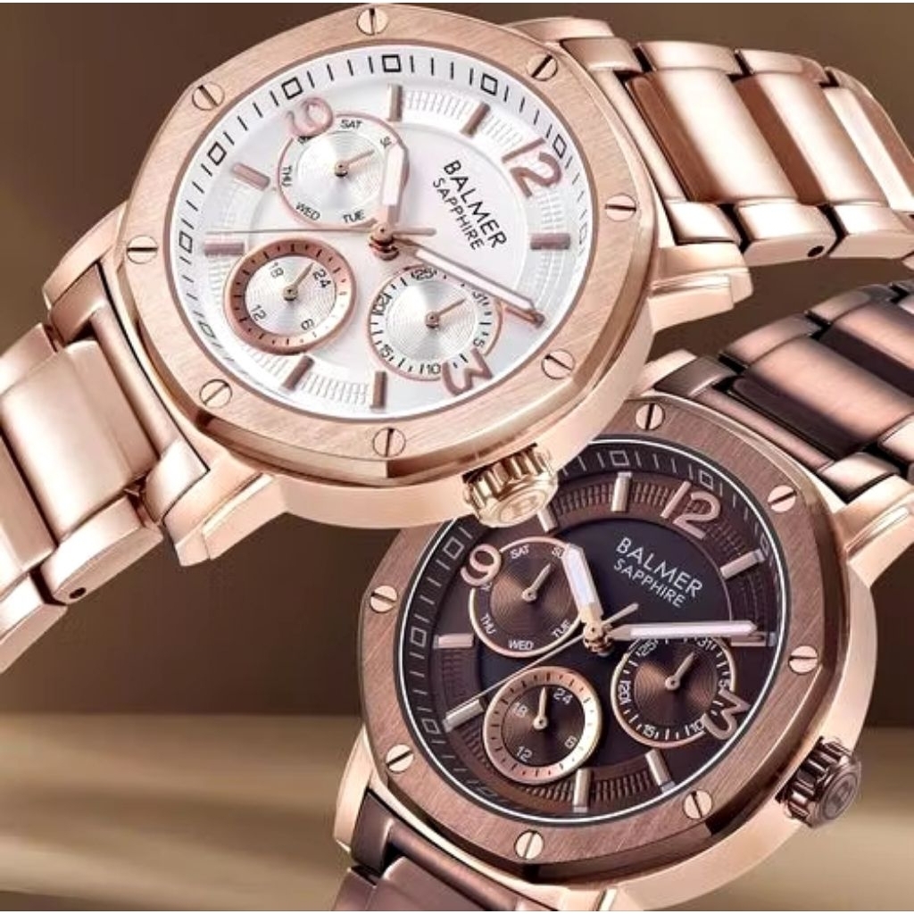 Jual Jam Tangan BALMER B.5108 Wanita Saphire Chronograph Original 100% ...
