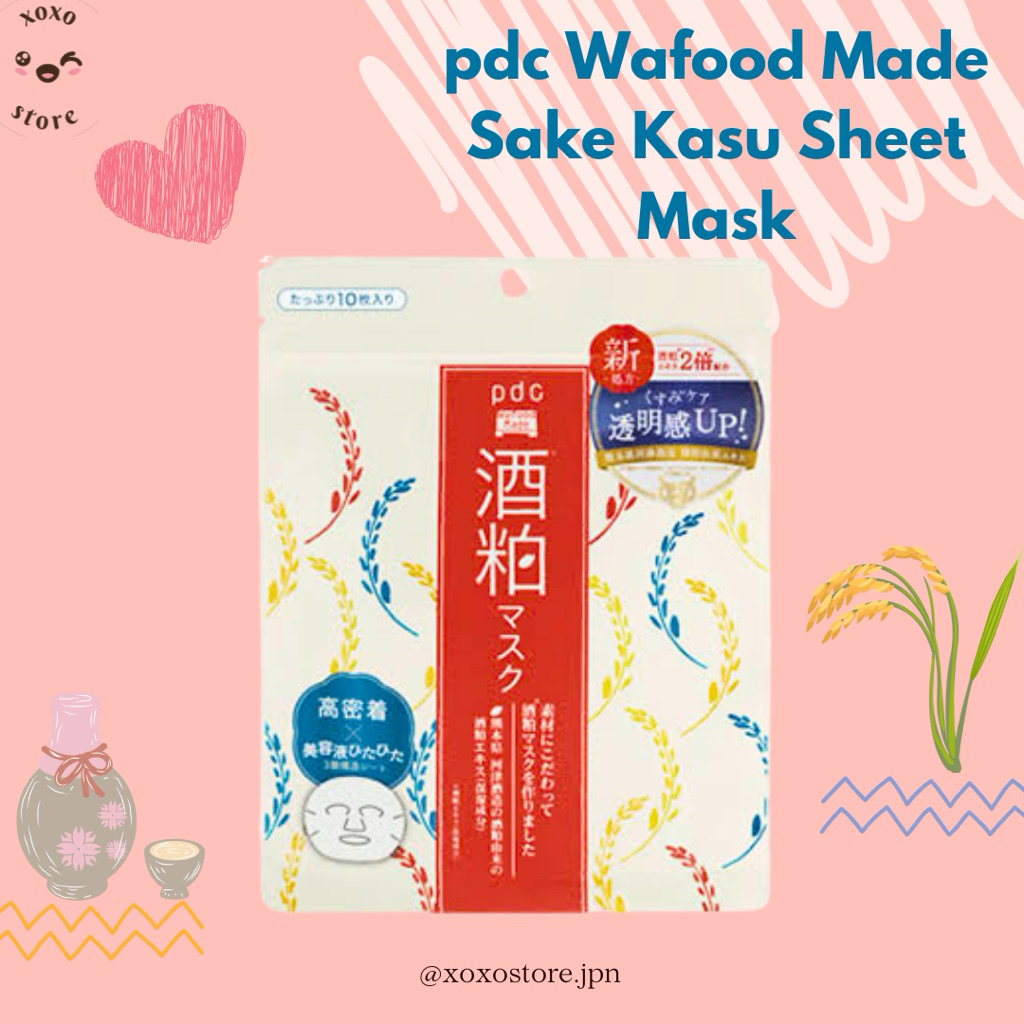 Jual Pdc Wafood Made Kasu Sheet Mask | masker jepang | original jepang ...